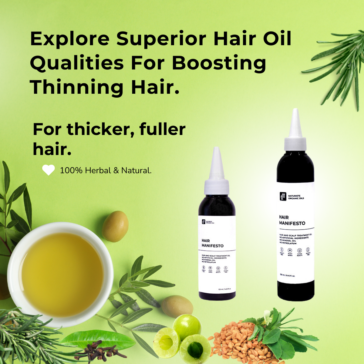 Natural Hair Growth Oil in Kenya - Naturiste Organic Oils